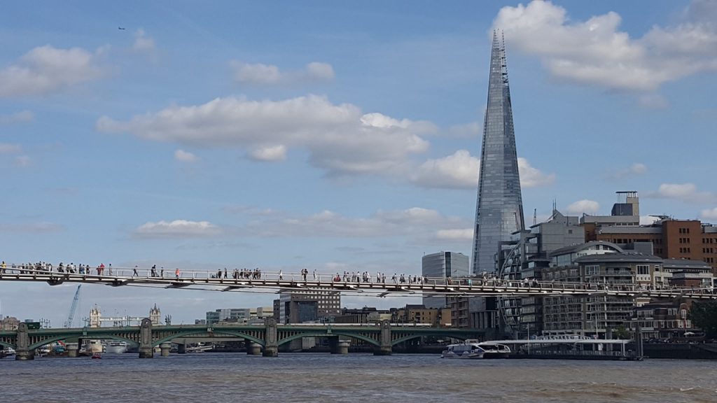 7 The Millenium Bridge & The Shard – Detomos Abroad