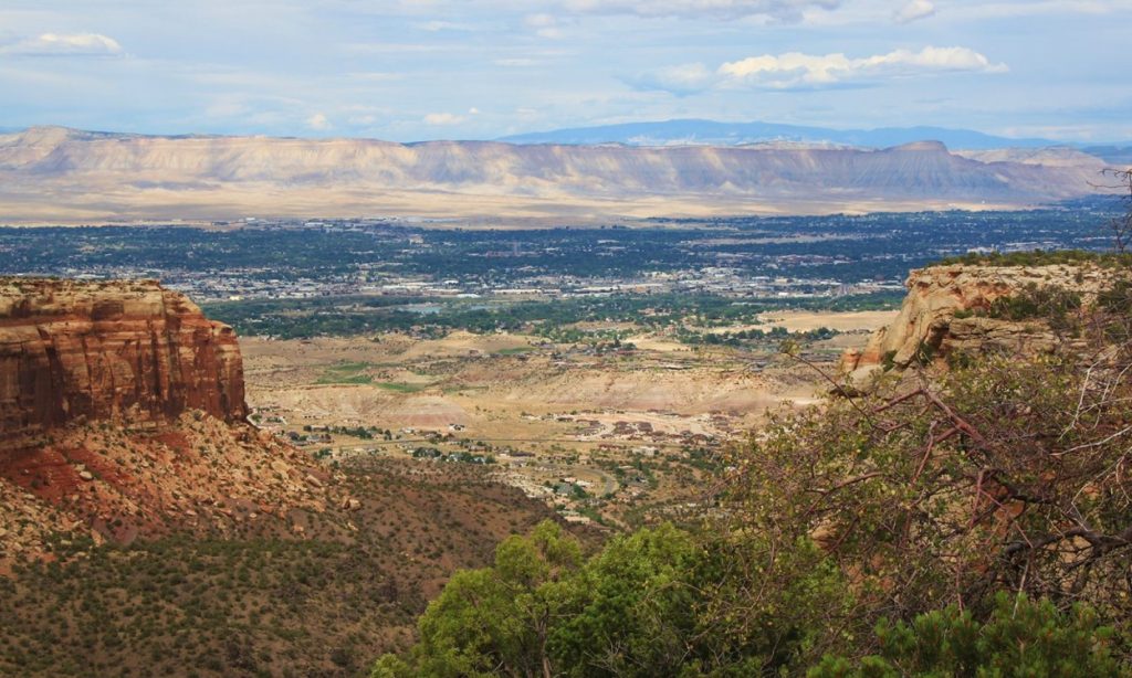 10 Grand Junction from Red Canyon Overlook on Colorado National ...